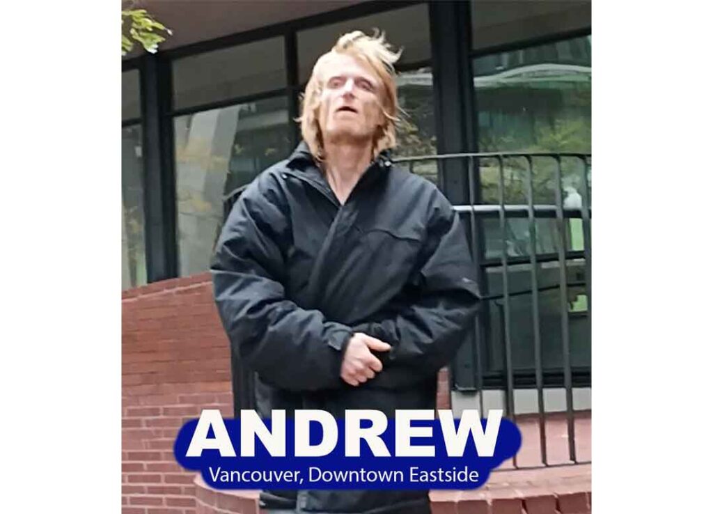 Meet Andrew. 53 year old man, 120 pounds in poor health